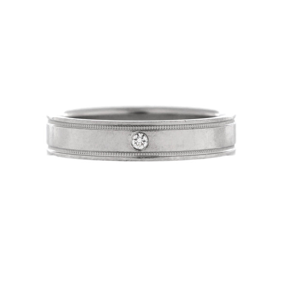 Tiffany & Co. | Jewelry | Tiffany Co Essential Band Double Milgrain ...